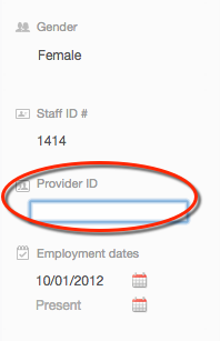 Provider IDs