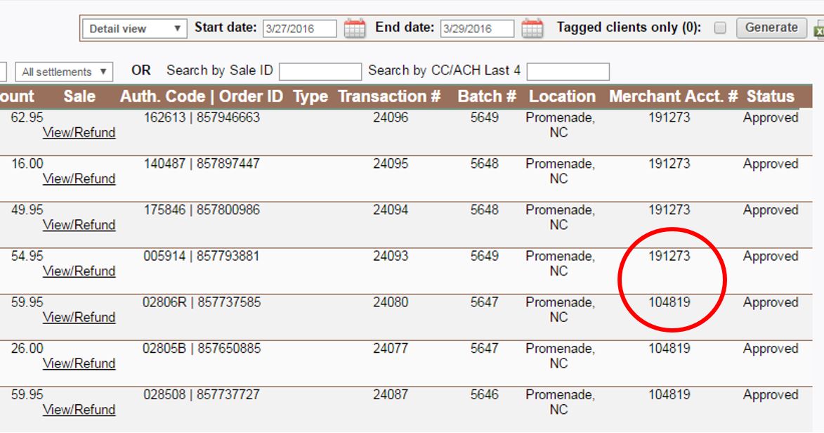 How a new owner can identify when their merchant account is updated