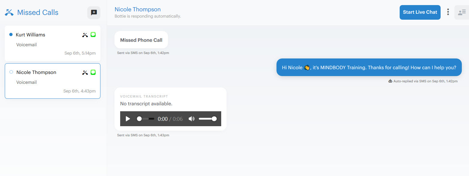 How to track missed calls (Messenger[ai])