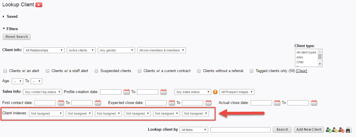 Client Indexes and Client Types FAQ