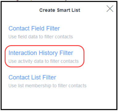 Smart list: Clients with active contracts (Marketing Suite)