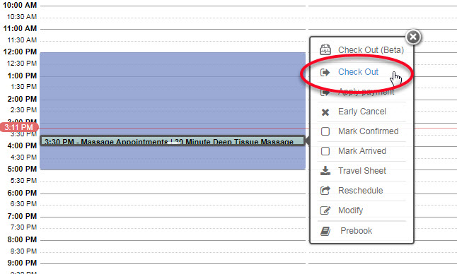 Can I comp an appointment that hasn't been checked out yet?