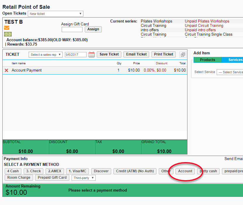 How do I create a custom amount for a invoice or statement?