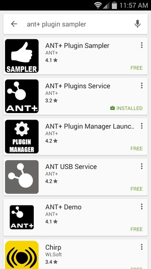 How to download the ANT+ Plugin Sampler app (FitMetrix)