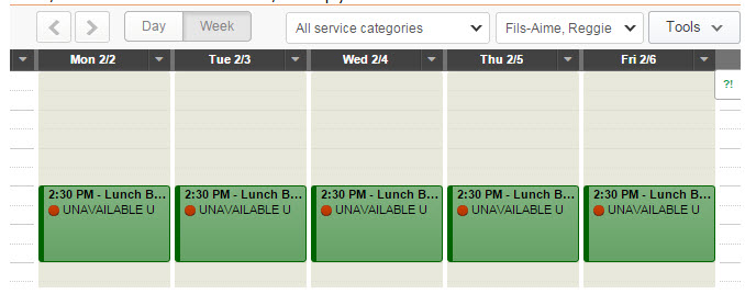 How to create a more flexible unavailability schedule for staff