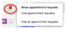 How to manage appointment requests