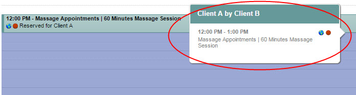 How are appointments reserved for someone else, and how can I check out ...
