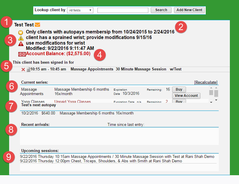 Sign In screen (Check-in)