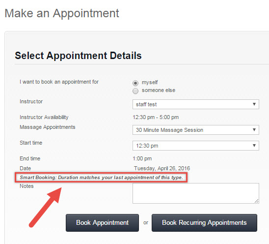 Appointments: Smart Booking