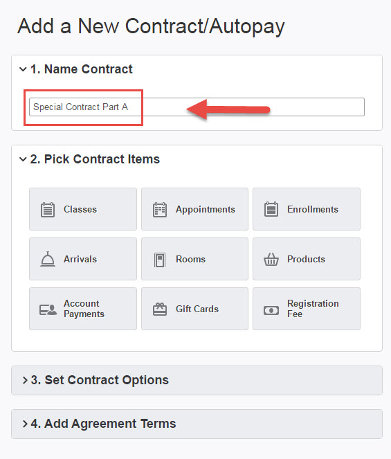 How to create a contract that gives clients all of their visits on the ...