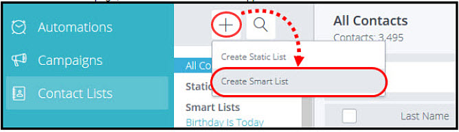 Smart list: Clients who have visited specific staff members (Marketing ...