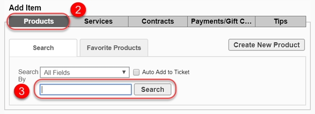 How can I see a list of all of my current products?