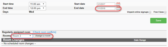 How to extend classes that are ending soon