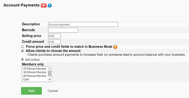 How to allow clients to pay off negative account balances (Mindbody ...