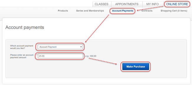 How to allow clients to pay off negative account balances (Mindbody ...