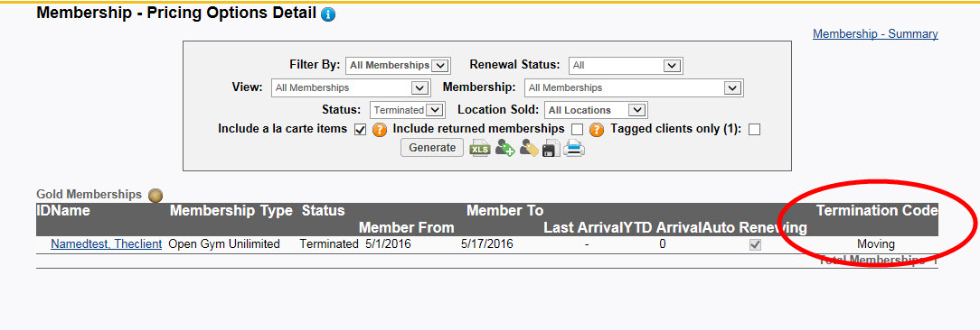 How to create a Contract Termination Code