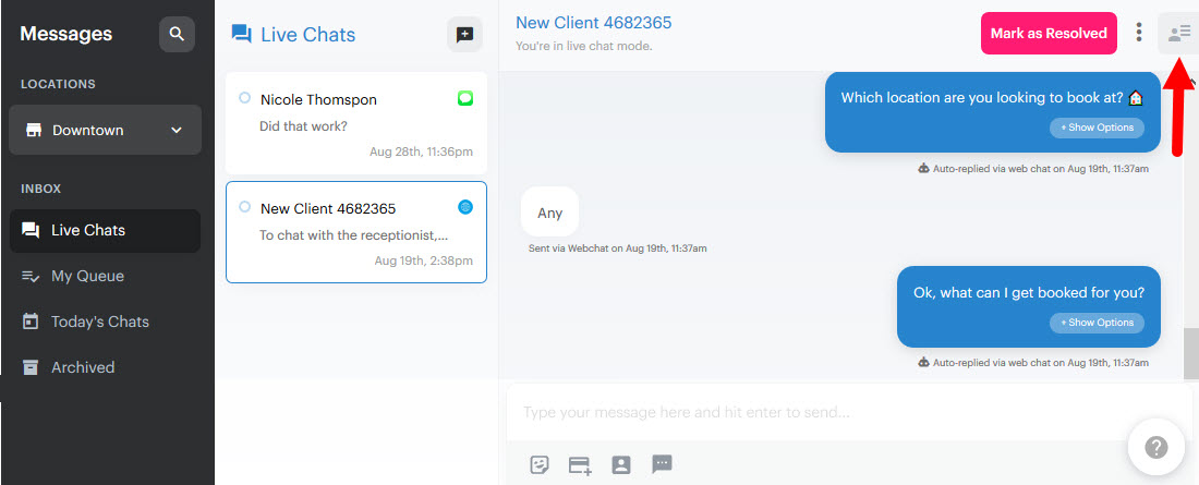 Client profiles - Messenger[ai]