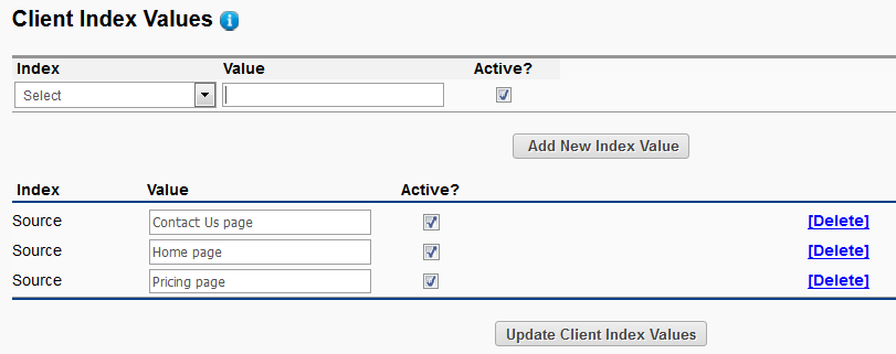 How to use client indexes to track prospect origination (branded web tools)