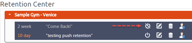 How to use the Retention Center (branded app)