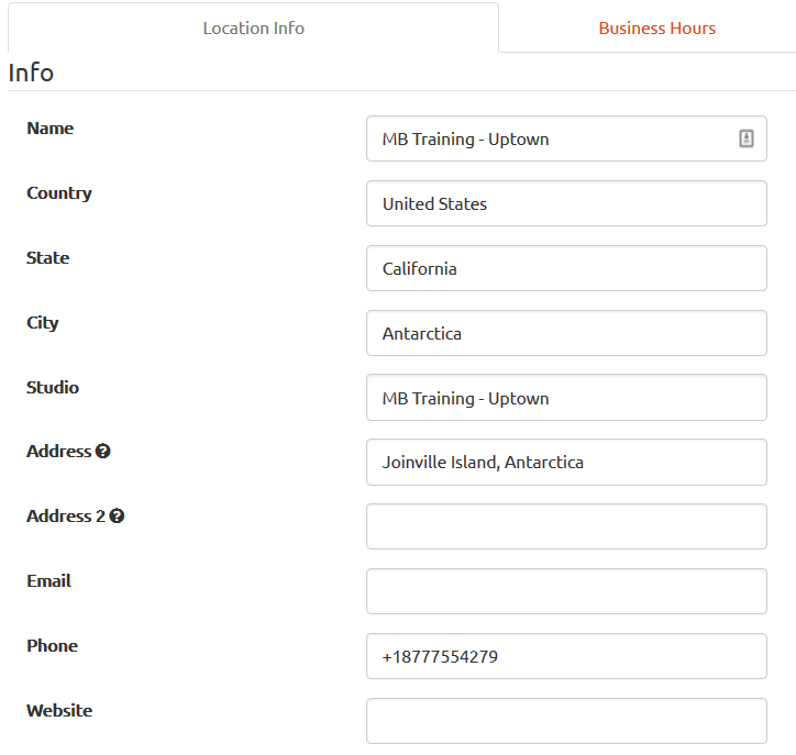 How to update your business information (branded app)