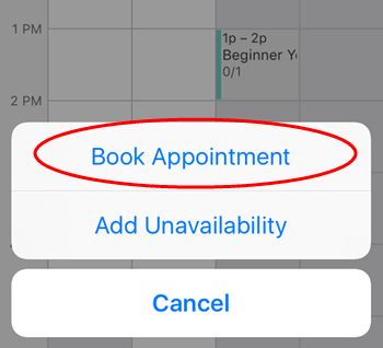 Booking, editing, and cancelling appointments (Business app)