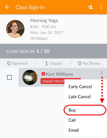 How to reconcile unpaid classes from the Class Sign-In screen (Mindbody ...