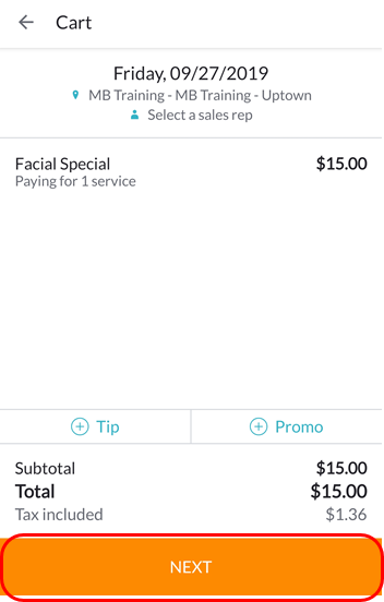 How to add a tip on the Appointment Check Out screen (Mindbody Business ...