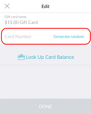 How to sell gift cards (Mindbody Business app, iOS)