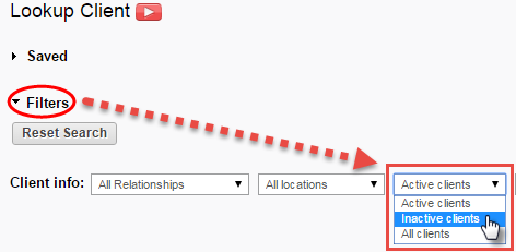 How do I delete (deactivate) a client?