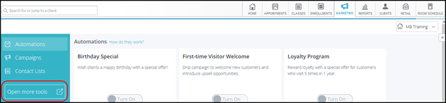 Customizing the "send from" address for outgoing emails - Marketing Suite