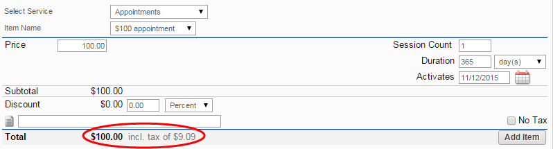 Tax-inclusive pricing (VAT or GST)