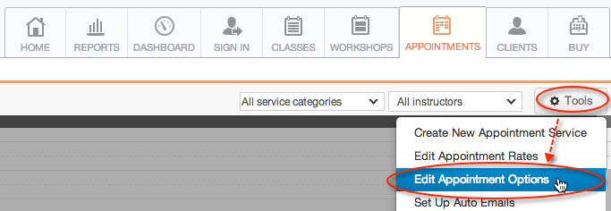 Appointments: Scheduling appointments