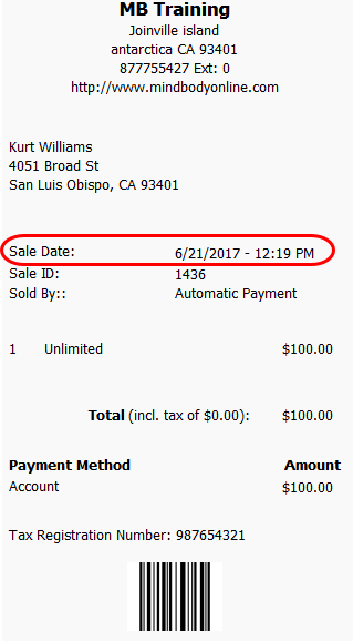 Can I see what time a transaction took place?